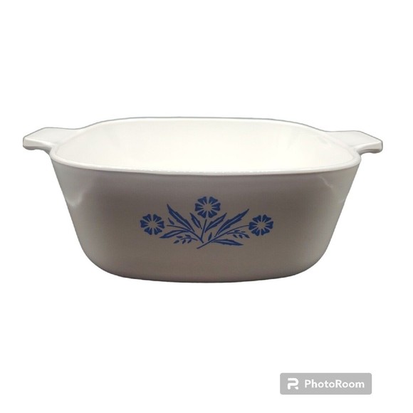 Corningware | Dining | Vintage Corning Ware Blue Cornflower 5 Quart ...